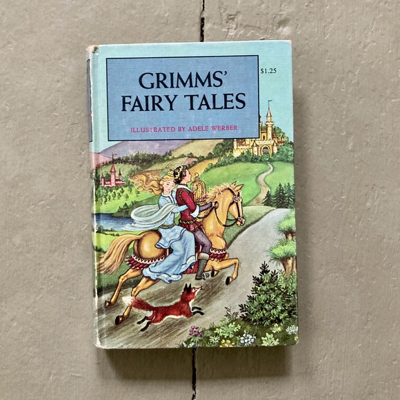 Other | 1963 Grimms Fairy Tales Classic Hansel Gretel Illustrated Wolf ...